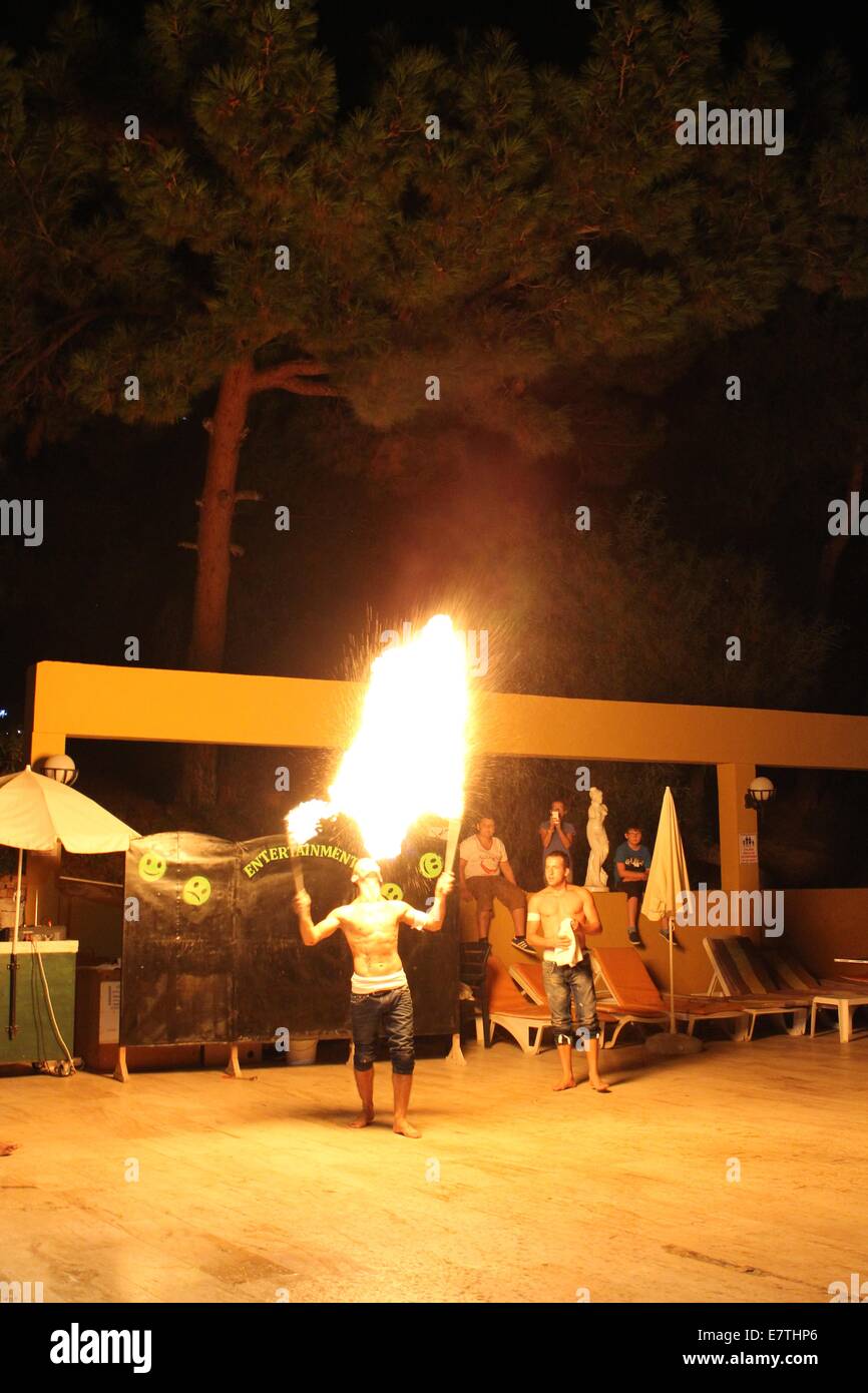 Fire Show, Turkey Stock Photo - Alamy
