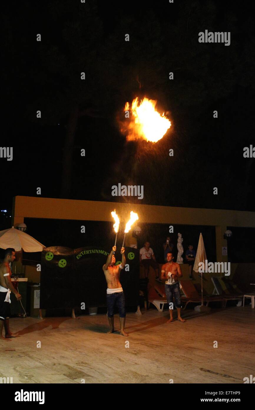 Fire Show, Turkey Stock Photo - Alamy