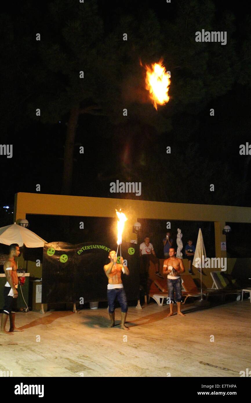 Fire Show, Turkey Stock Photo - Alamy