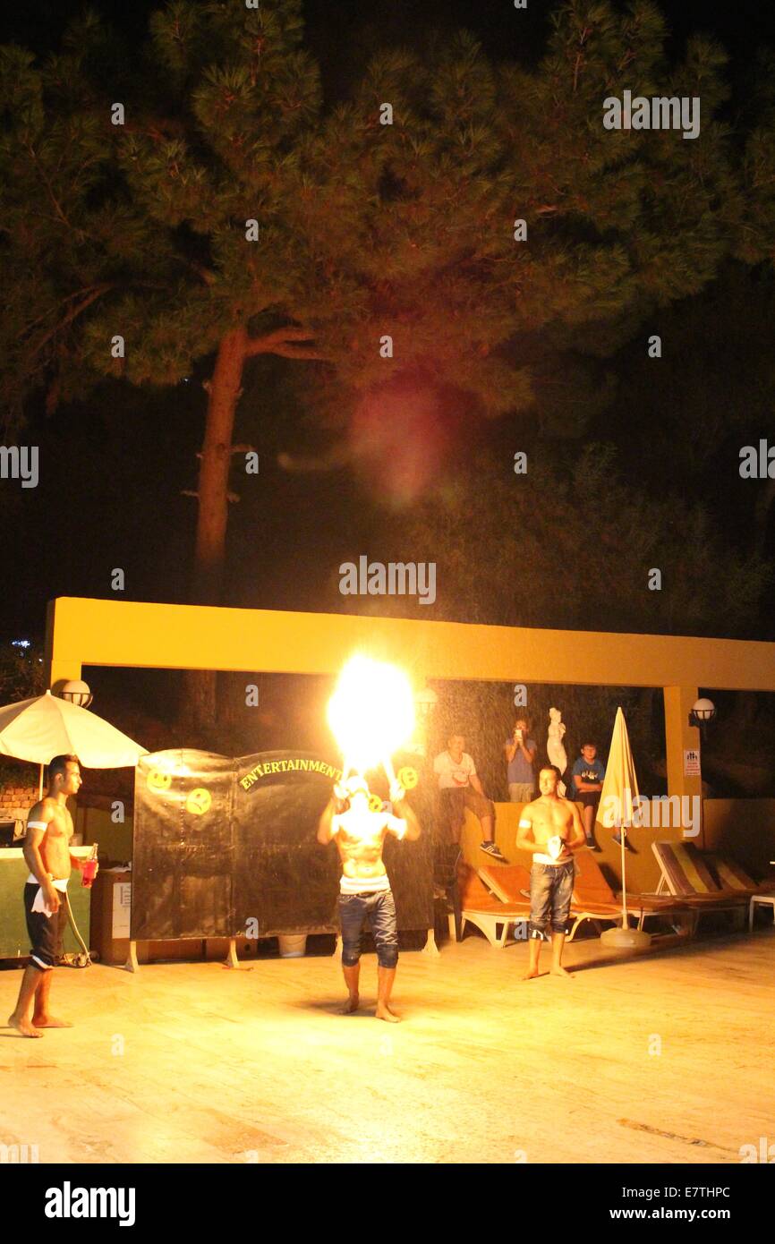 Fire Show, Turkey Stock Photo - Alamy