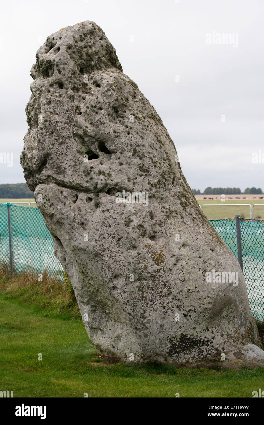 Stonehenge - standing stone Stock Photo - Alamy