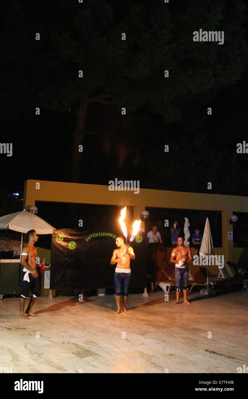 Fire Show, Turkey Stock Photo - Alamy