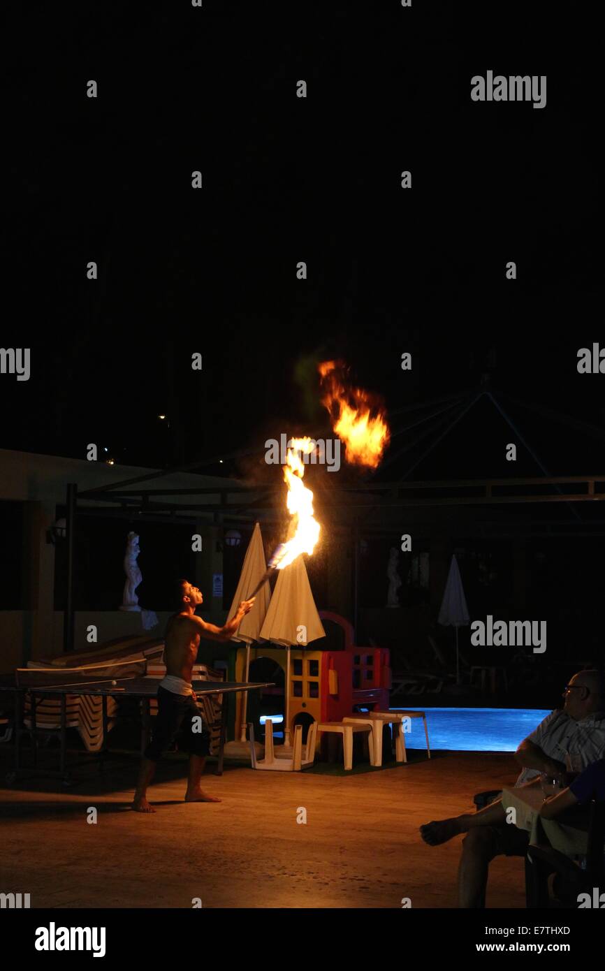 Fire Show, Turkey Stock Photo - Alamy