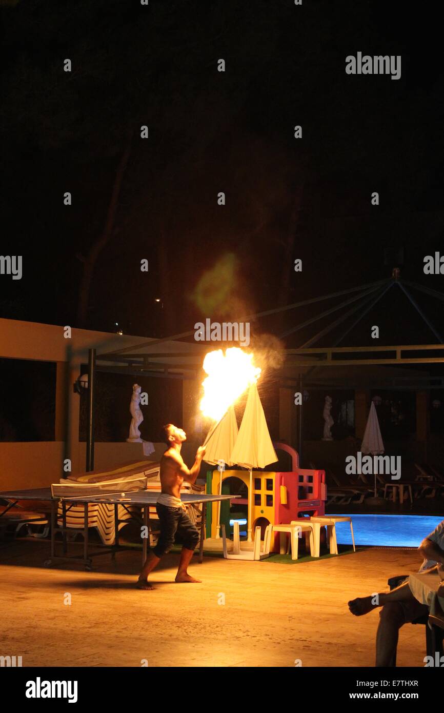 Fire Show, Turkey Stock Photo - Alamy