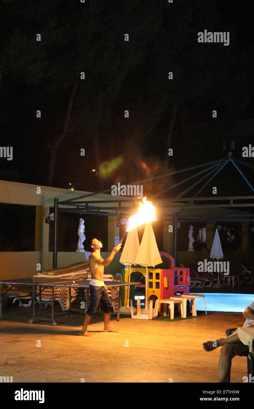 Fire Show, Turkey Stock Photo - Alamy