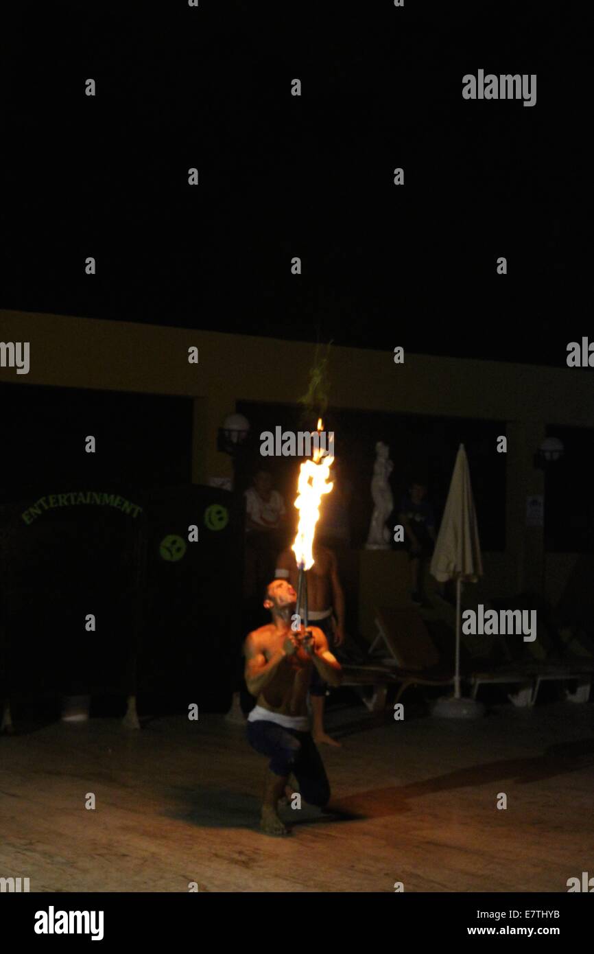 Fire Show, Turkey Stock Photo - Alamy