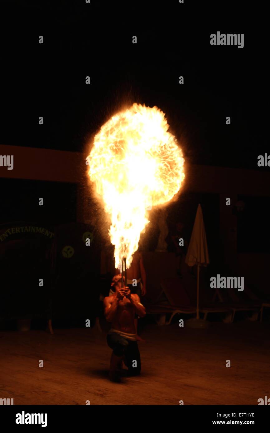 Fire Show, Turkey Stock Photo - Alamy