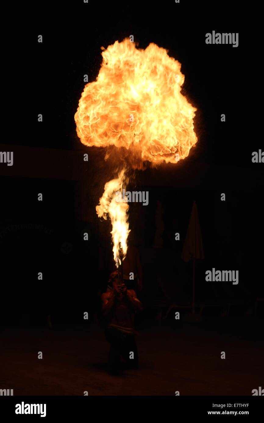 Fire Show, Turkey Stock Photo - Alamy