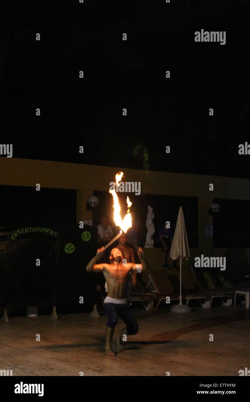 Fire Show, Turkey Stock Photo - Alamy