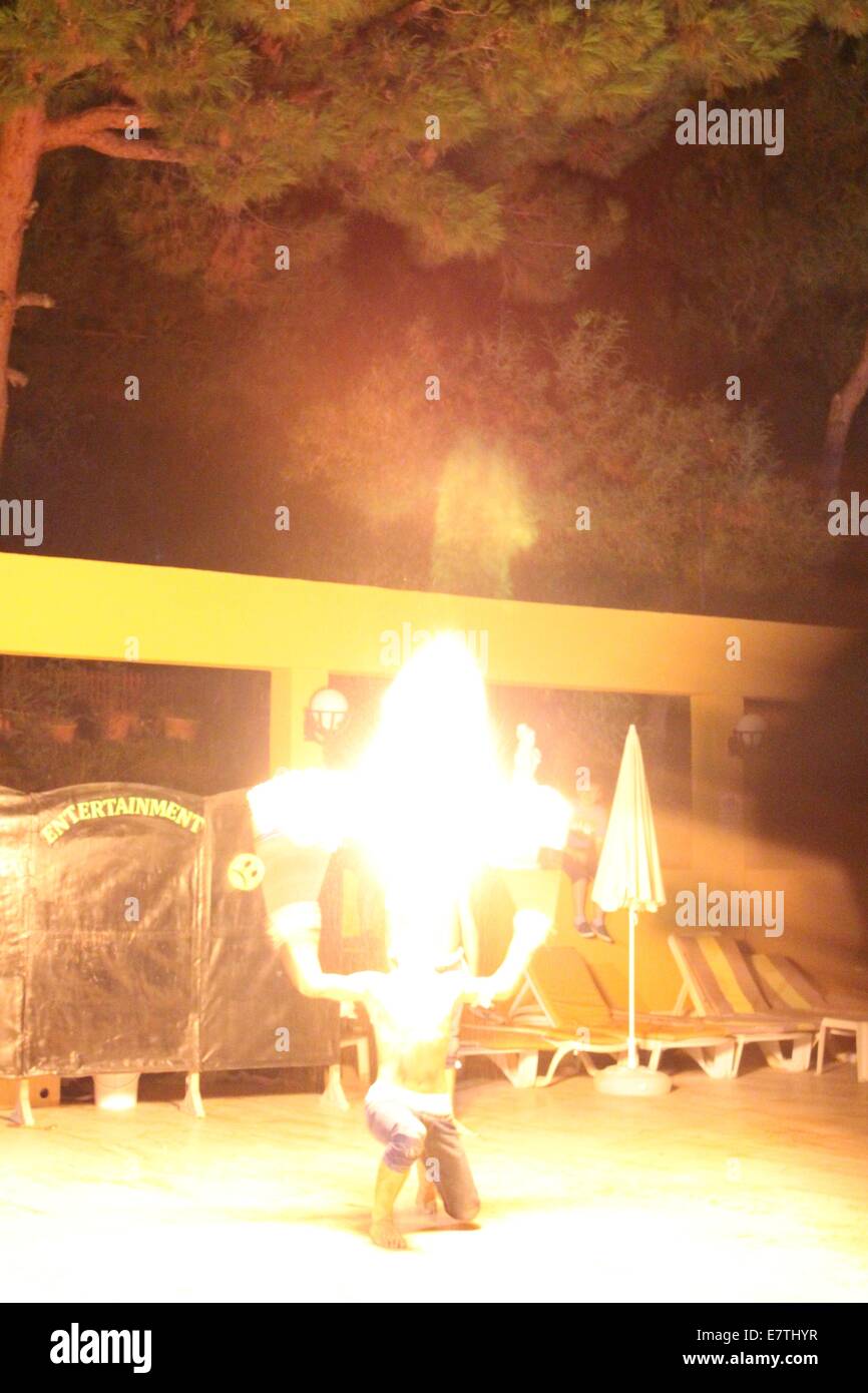 Fire Show, Turkey Stock Photo - Alamy