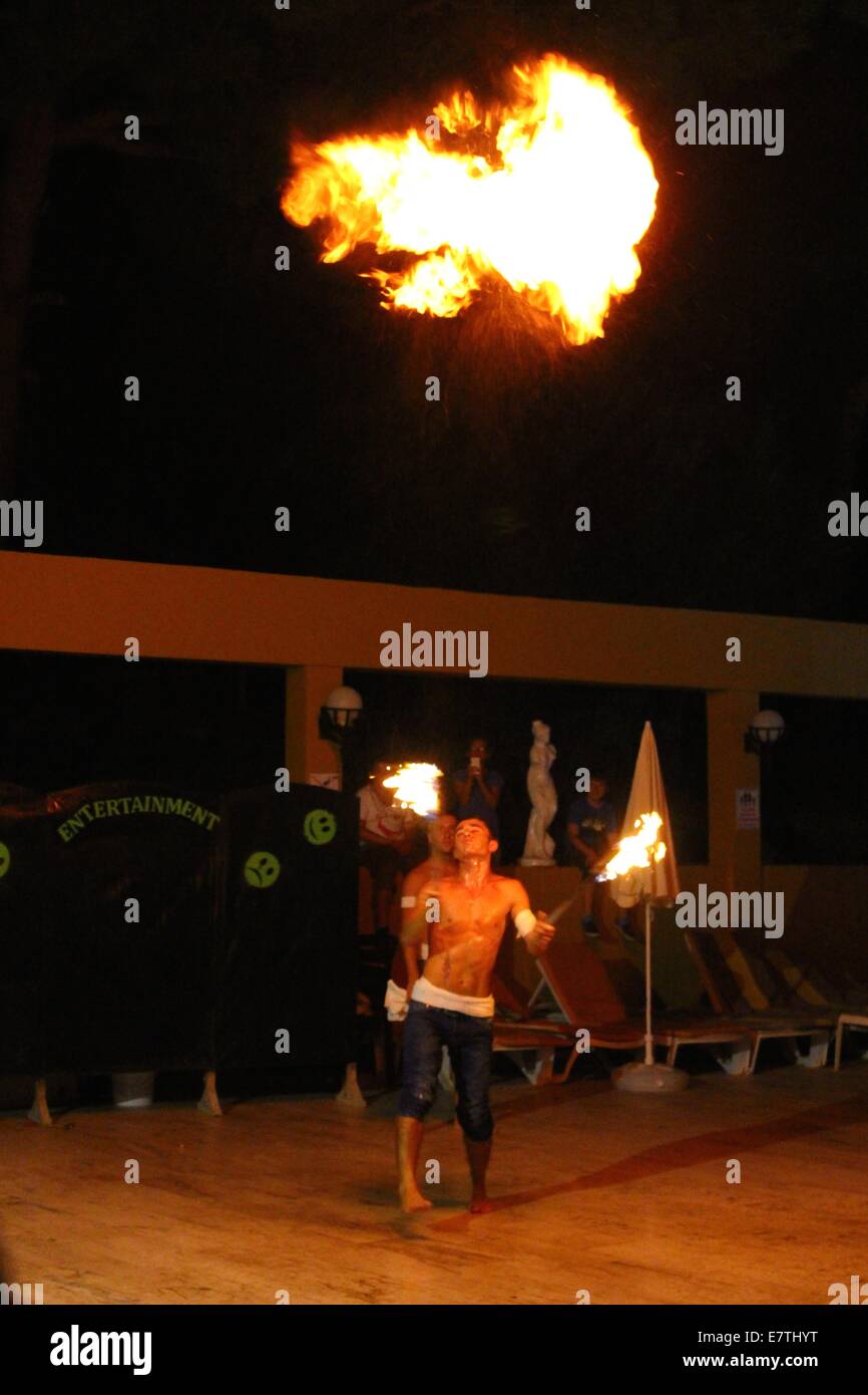 Fire Show, Turkey Stock Photo - Alamy