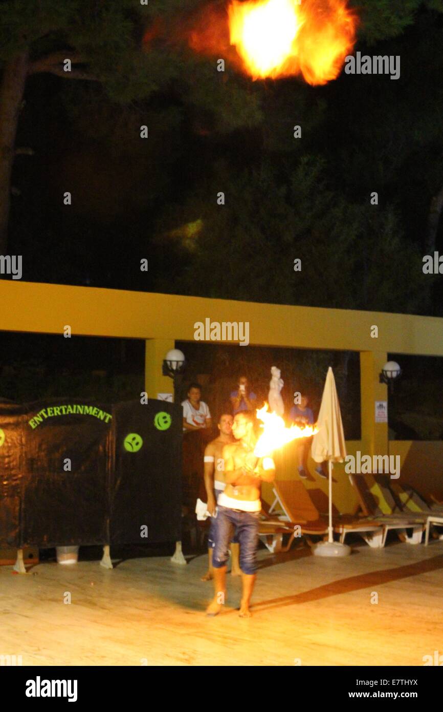 Fire Show, Turkey Stock Photo - Alamy