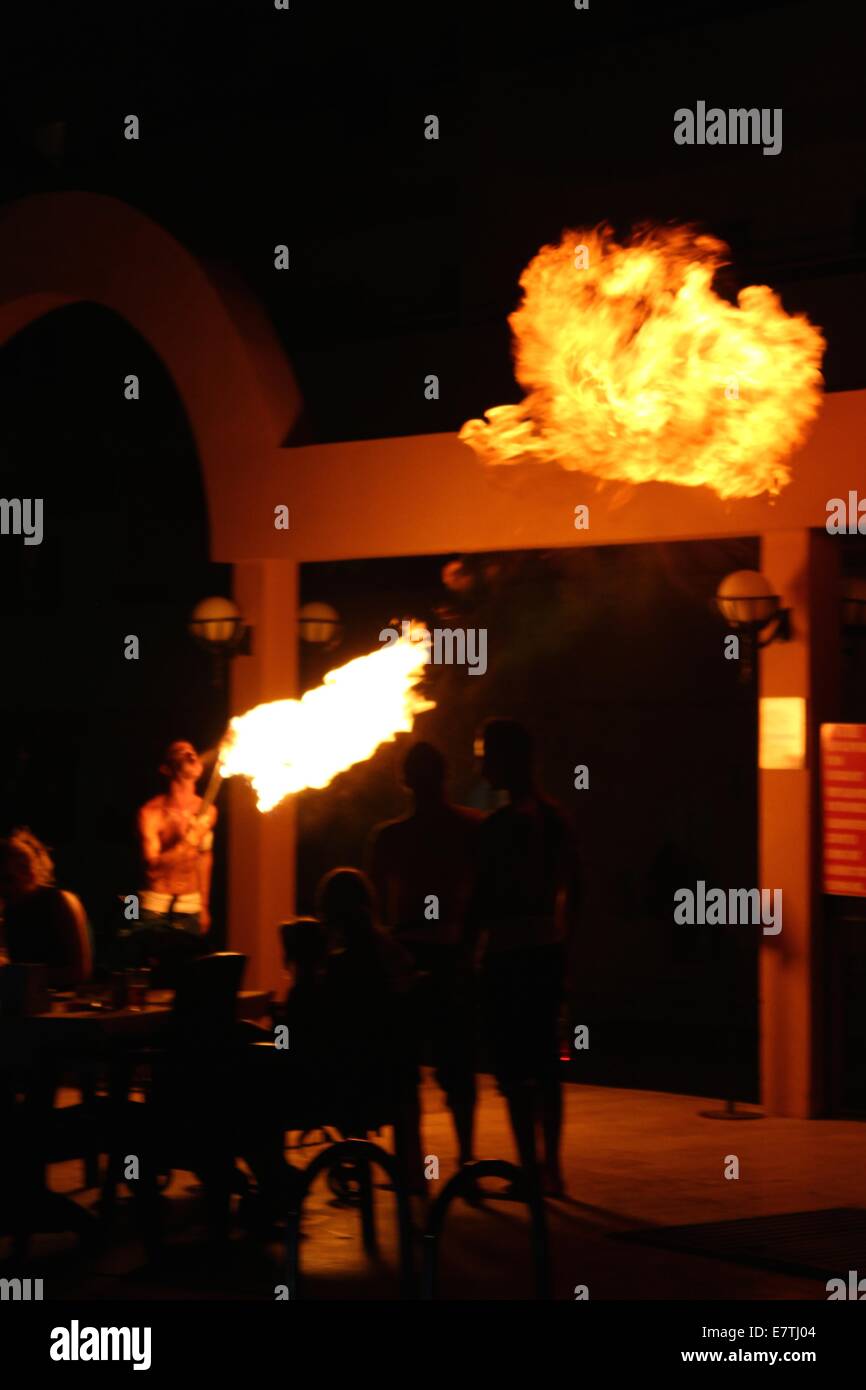 Fire Show, Turkey Stock Photo - Alamy