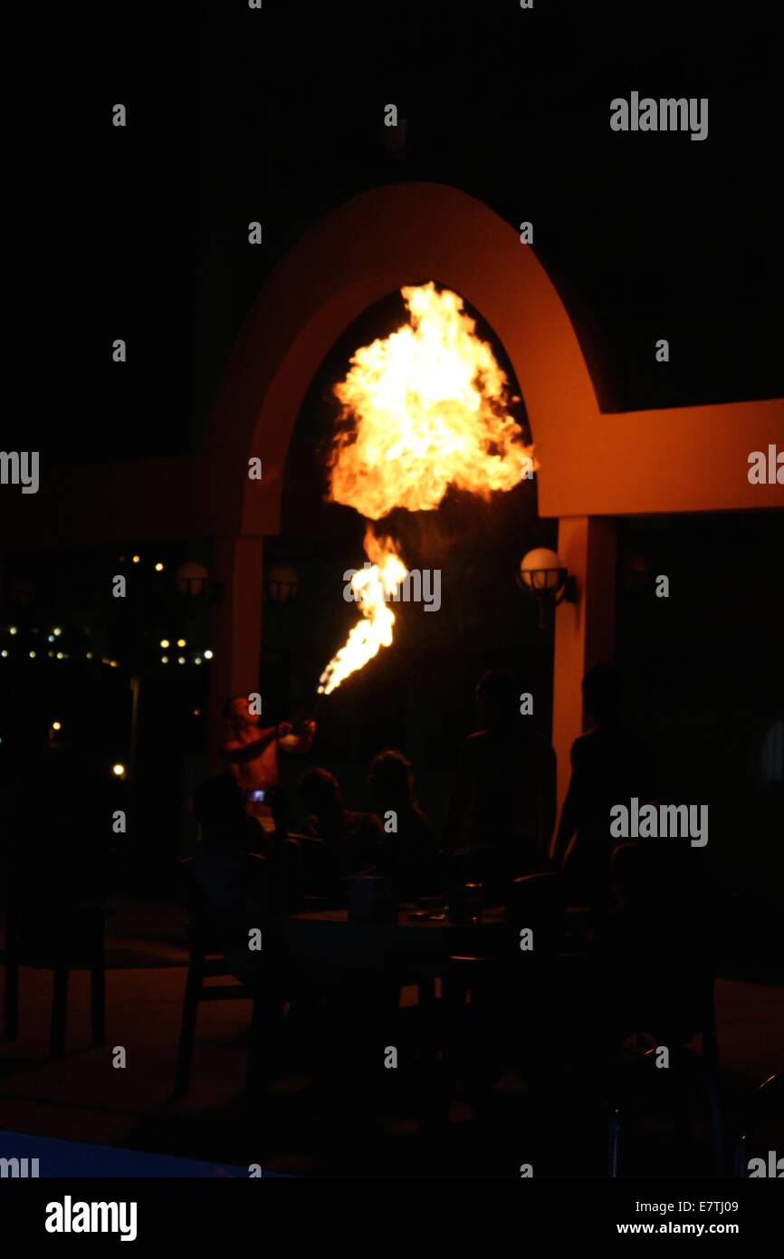 Fire Show, Turkey Stock Photo - Alamy