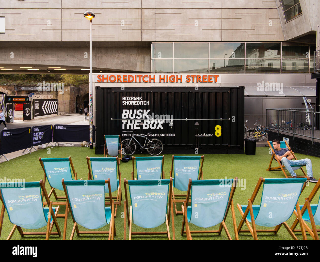 Boxpark shoreditch hi-res stock photography and images - Alamy