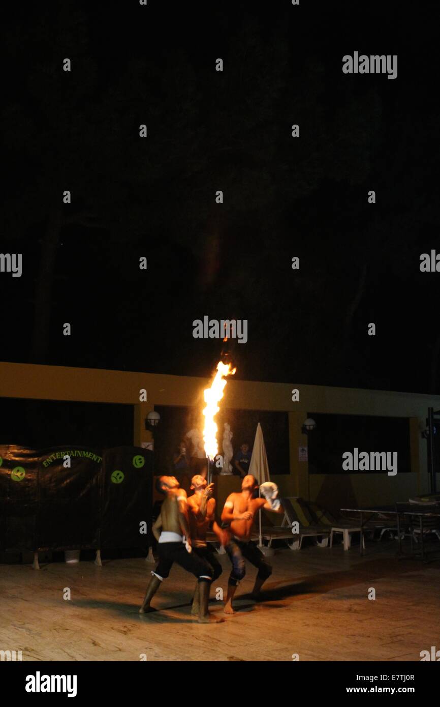 Fire Show, Turkey Stock Photo - Alamy