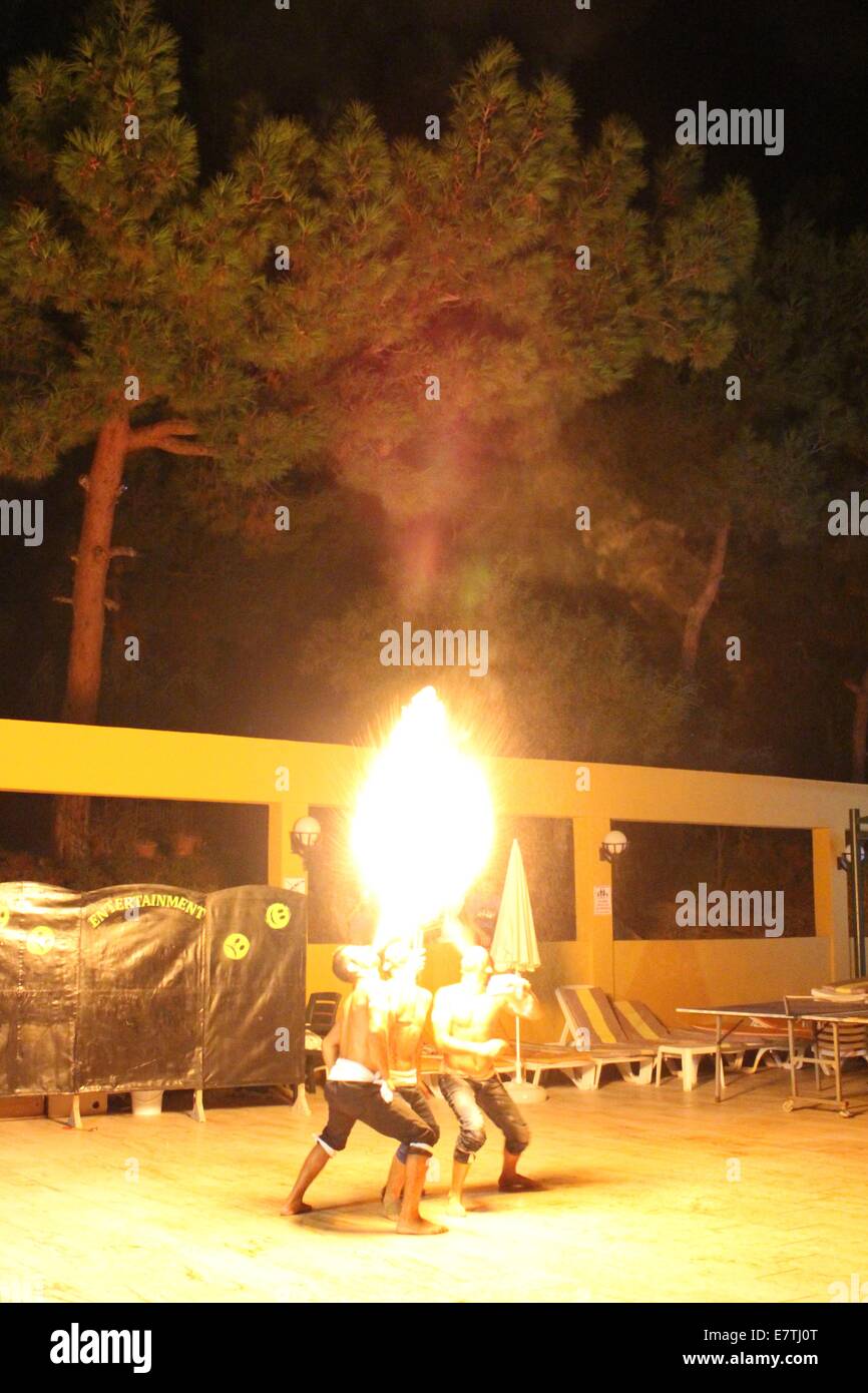 Fire Show, Turkey Stock Photo - Alamy