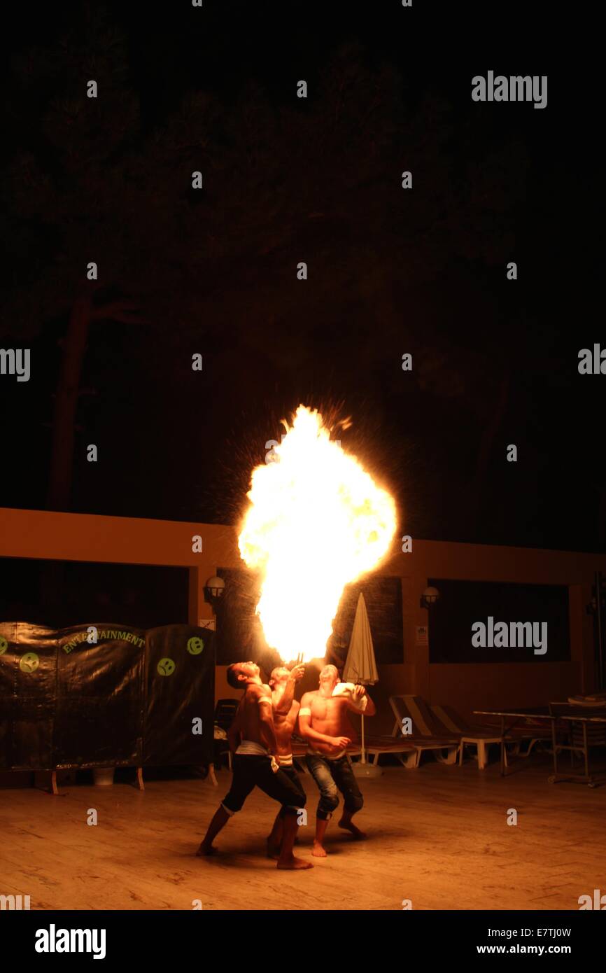 Fire Show, Turkey Stock Photo - Alamy