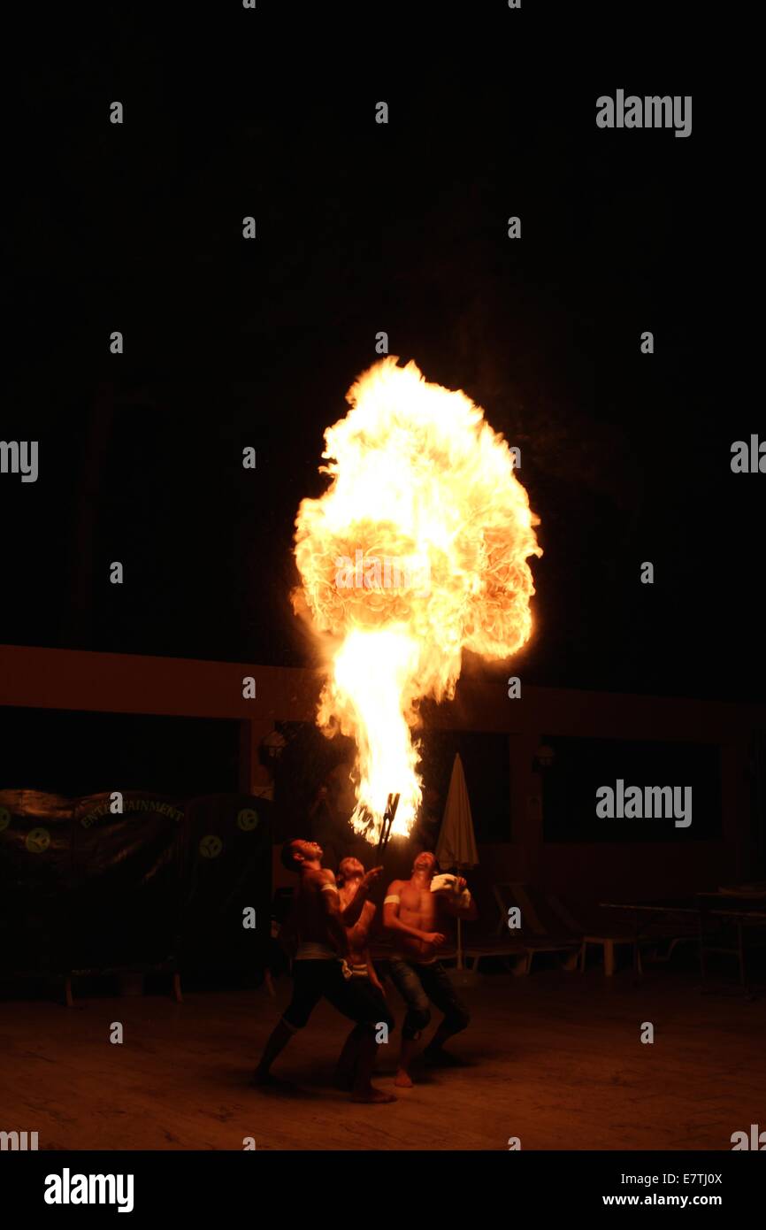 Fire Show, Turkey Stock Photo - Alamy