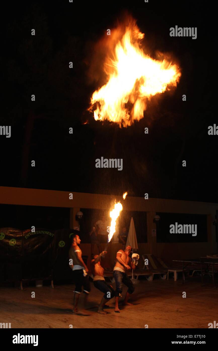 Fire Show, Turkey Stock Photo - Alamy