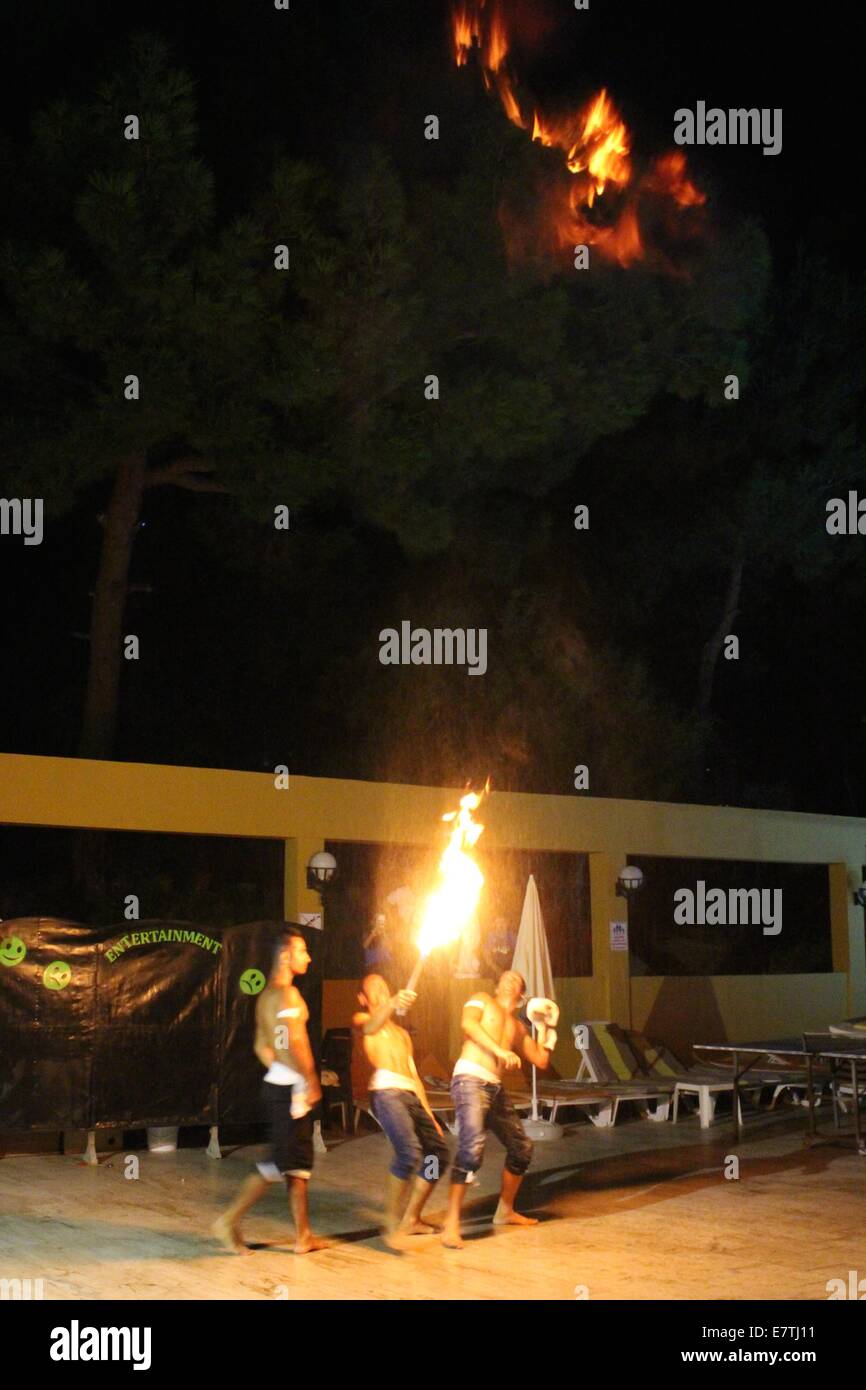 Fire Show, Turkey Stock Photo - Alamy