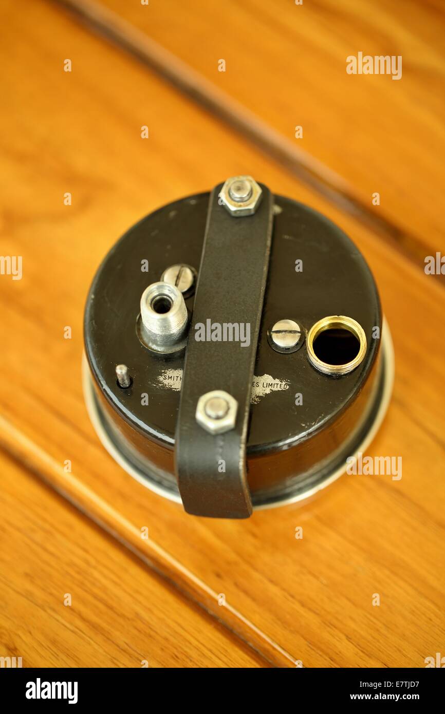 Smiths Chronometric speedometer made in England Stock Photo - Alamy