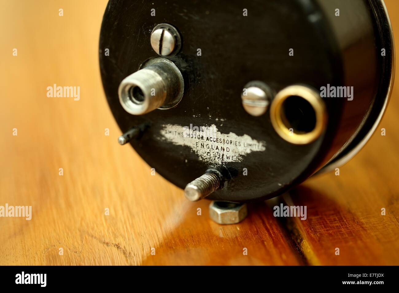 Smiths Chronometric speedometer made in England Stock Photo - Alamy