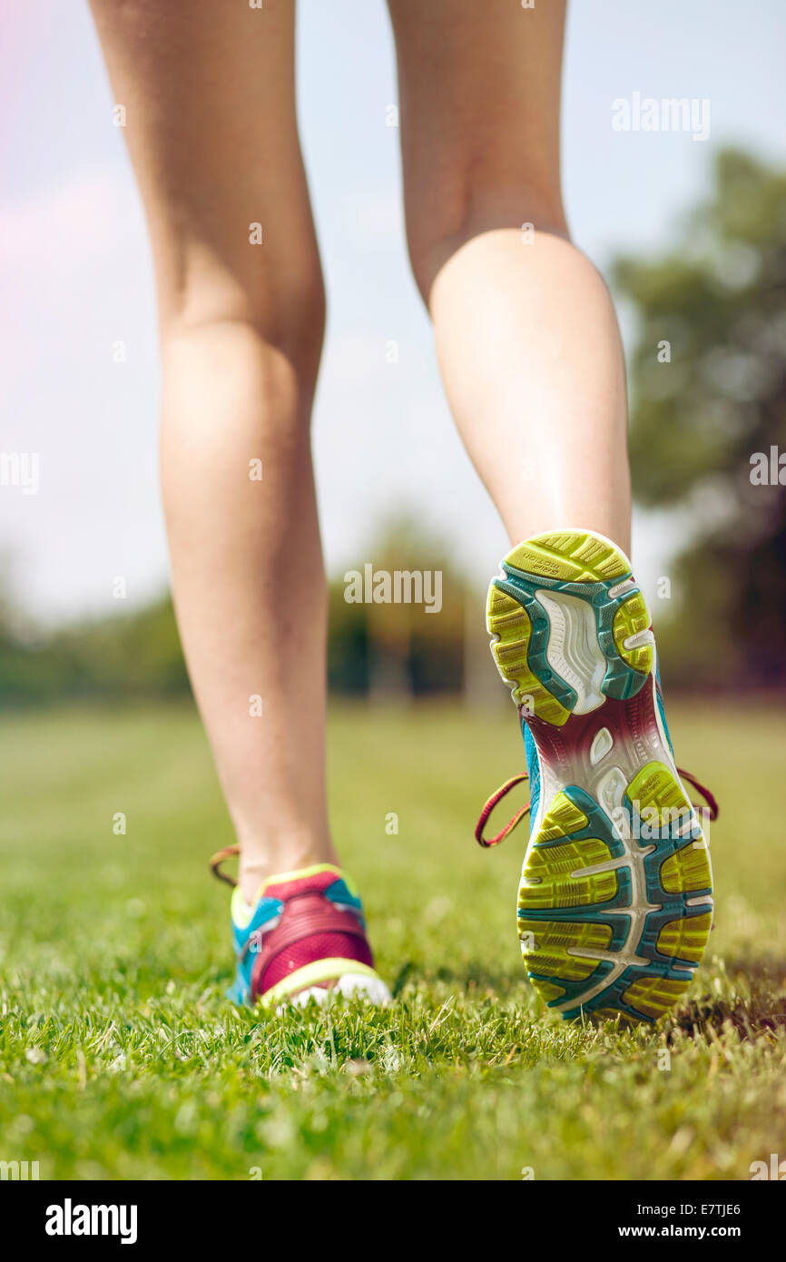 Two pretty girls jogging in the morning Stock Photo - Alamy