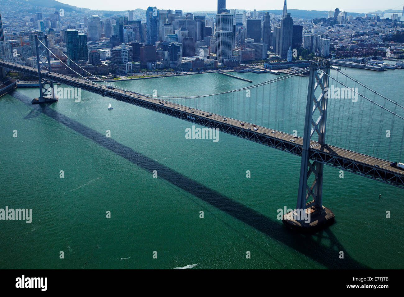 San Francisco–Oakland Bay Bridge, crossing San Francisco Bay to ...