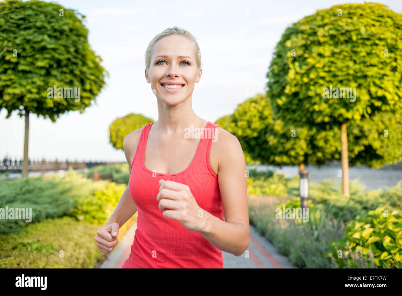 Sport woman running hi-res stock photography and images - Alamy