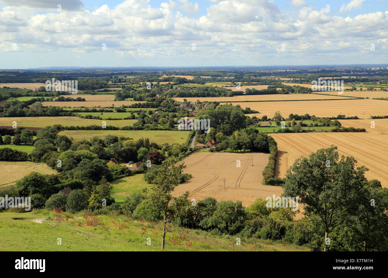 Wye Downs above Brook and close to Devils Kneeding Trough at ...