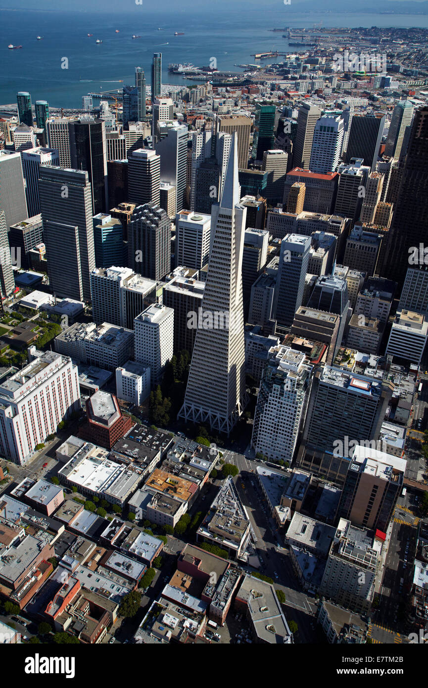 Aerial transamerica pyramid hi-res stock photography and images - Alamy