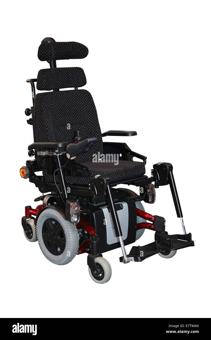 A Brand New Large Motorised Electric Wheelchair Stock Photo - Alamy