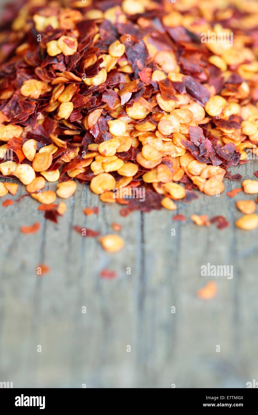 Dried chilli flakes hi-res stock photography and images - Alamy