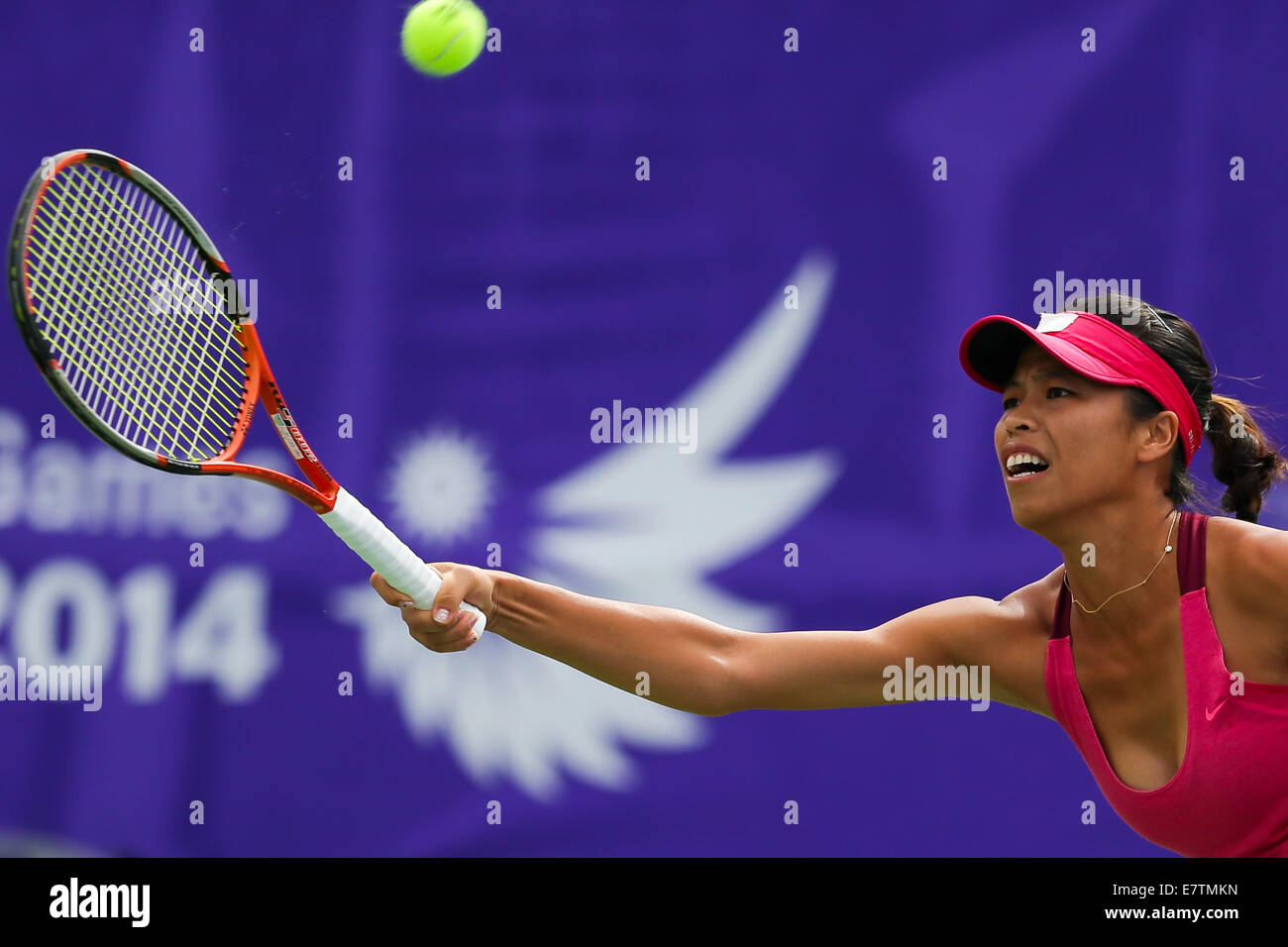 Incheon, South Korea. 24th Sep, 2014. Hsieh Su Wei of Chinese Taipei ...