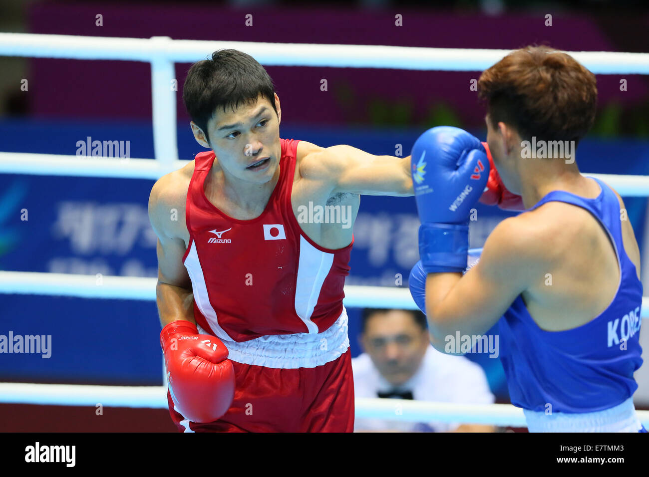 Incheon, South Korea. 24th Sep, 2014. Yasuhiro Suzuki (JPN) Boxing ...