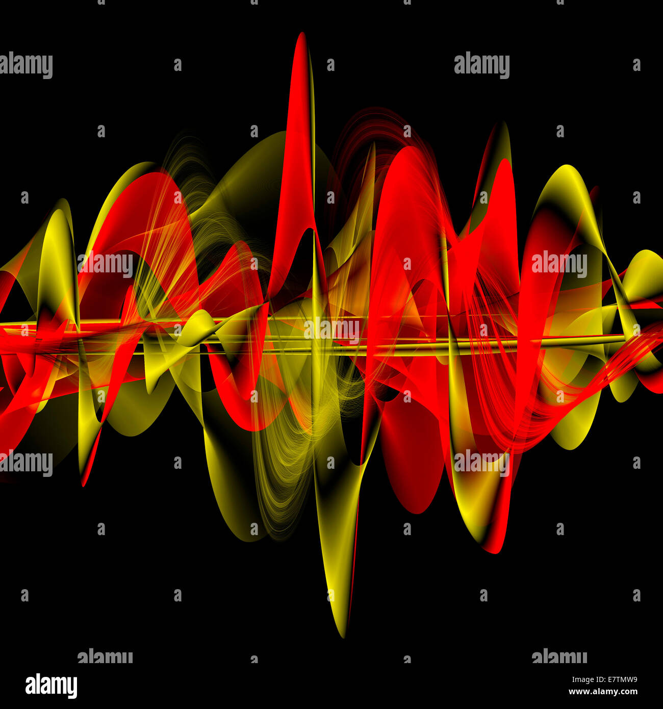 Red wave patterns hi-res stock photography and images - Alamy