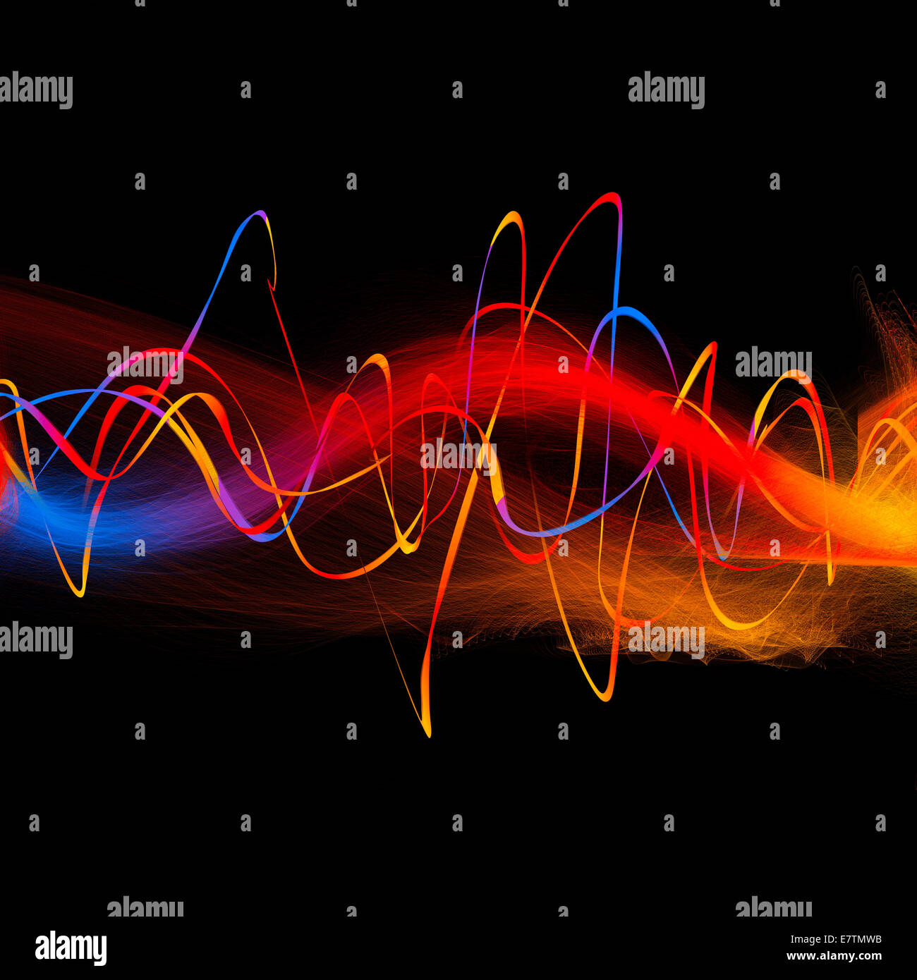 Red wave patterns hi-res stock photography and images - Alamy