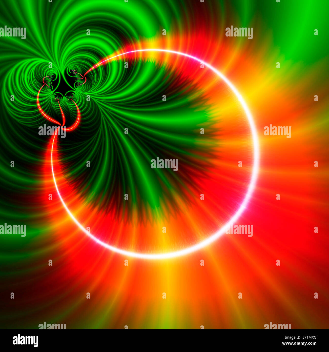Abstract green orange hi-res stock photography and images - Alamy
