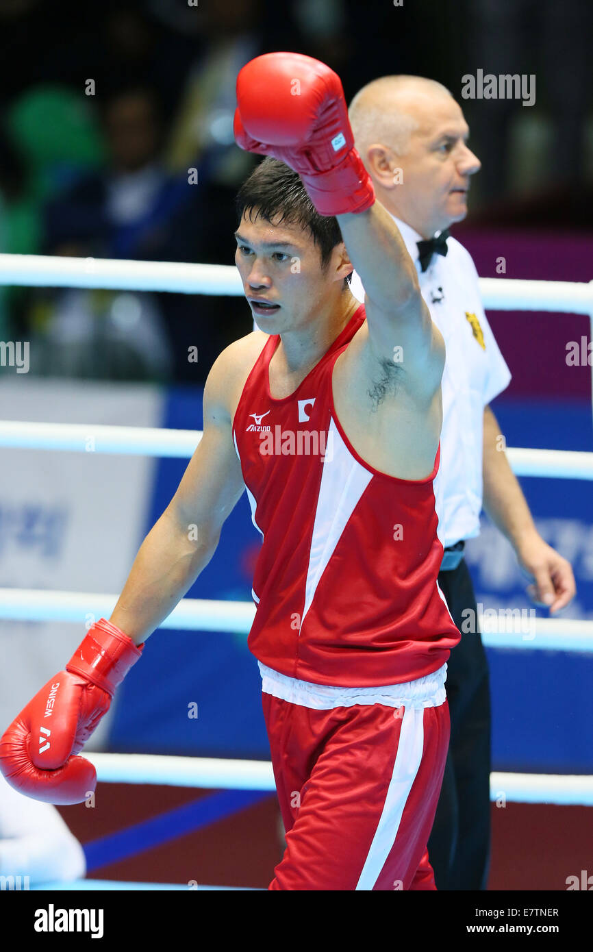 Incheon, South Korea. 24th Sep, 2014. Yasuhiro Suzuki (JPN) Boxing ...