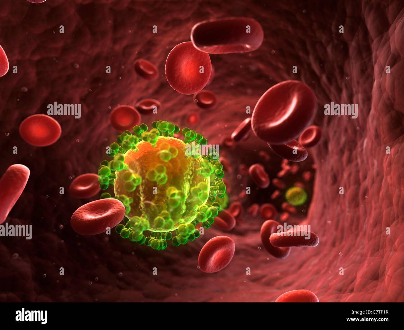 Hiv virus cells hi-res stock photography and images - Alamy
