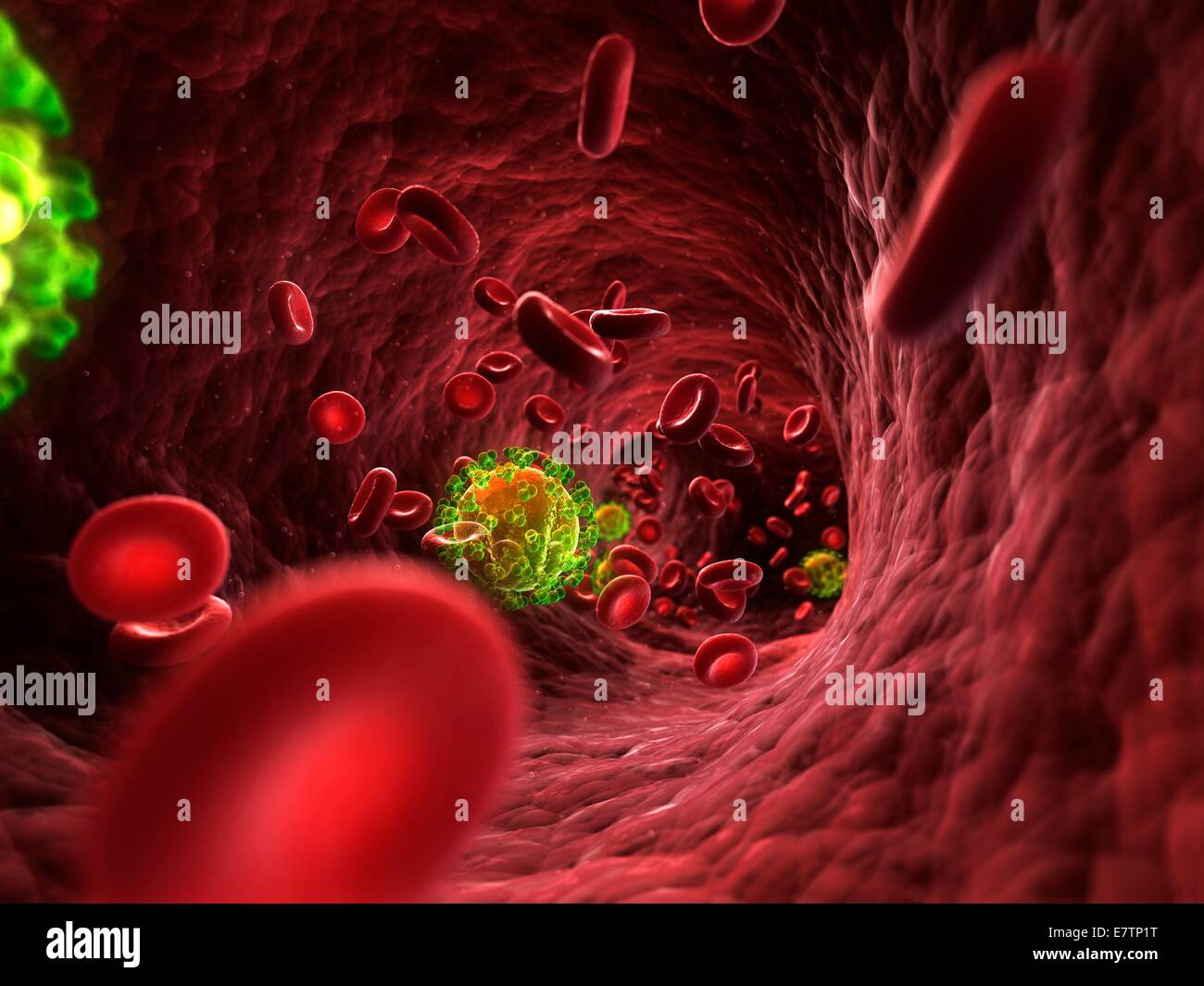 Hiv virus cells hi-res stock photography and images - Alamy