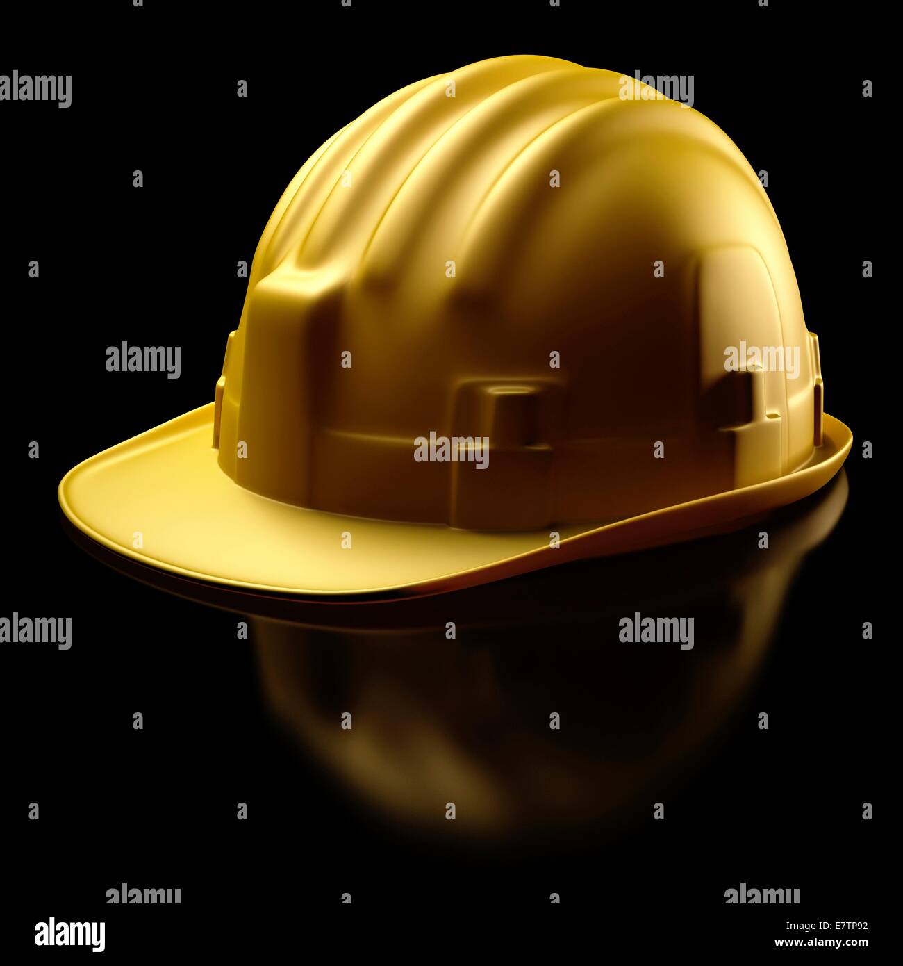Hard hat, computer artwork Stock Photo - Alamy