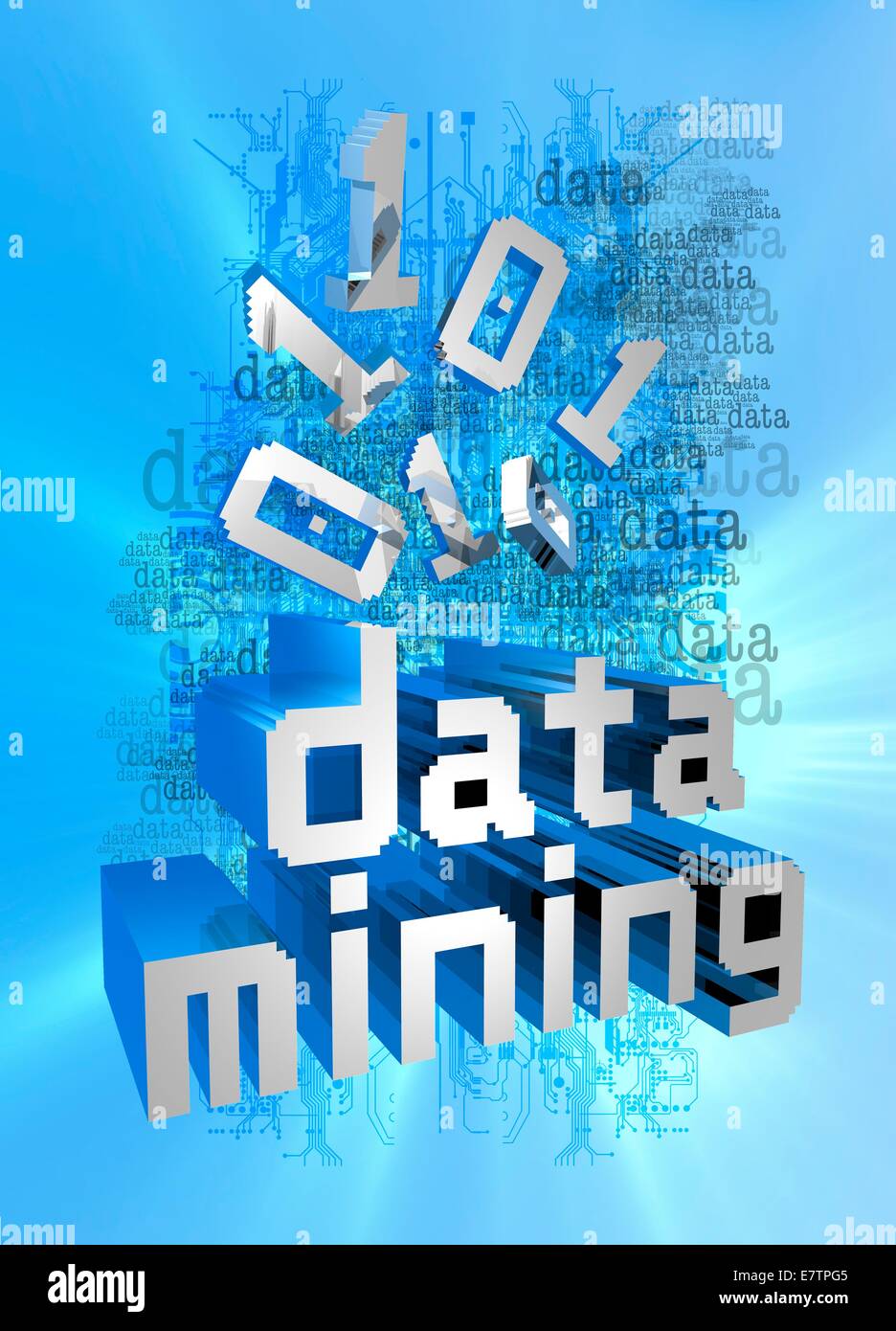 Data mining, computer artwork Stock Photo - Alamy