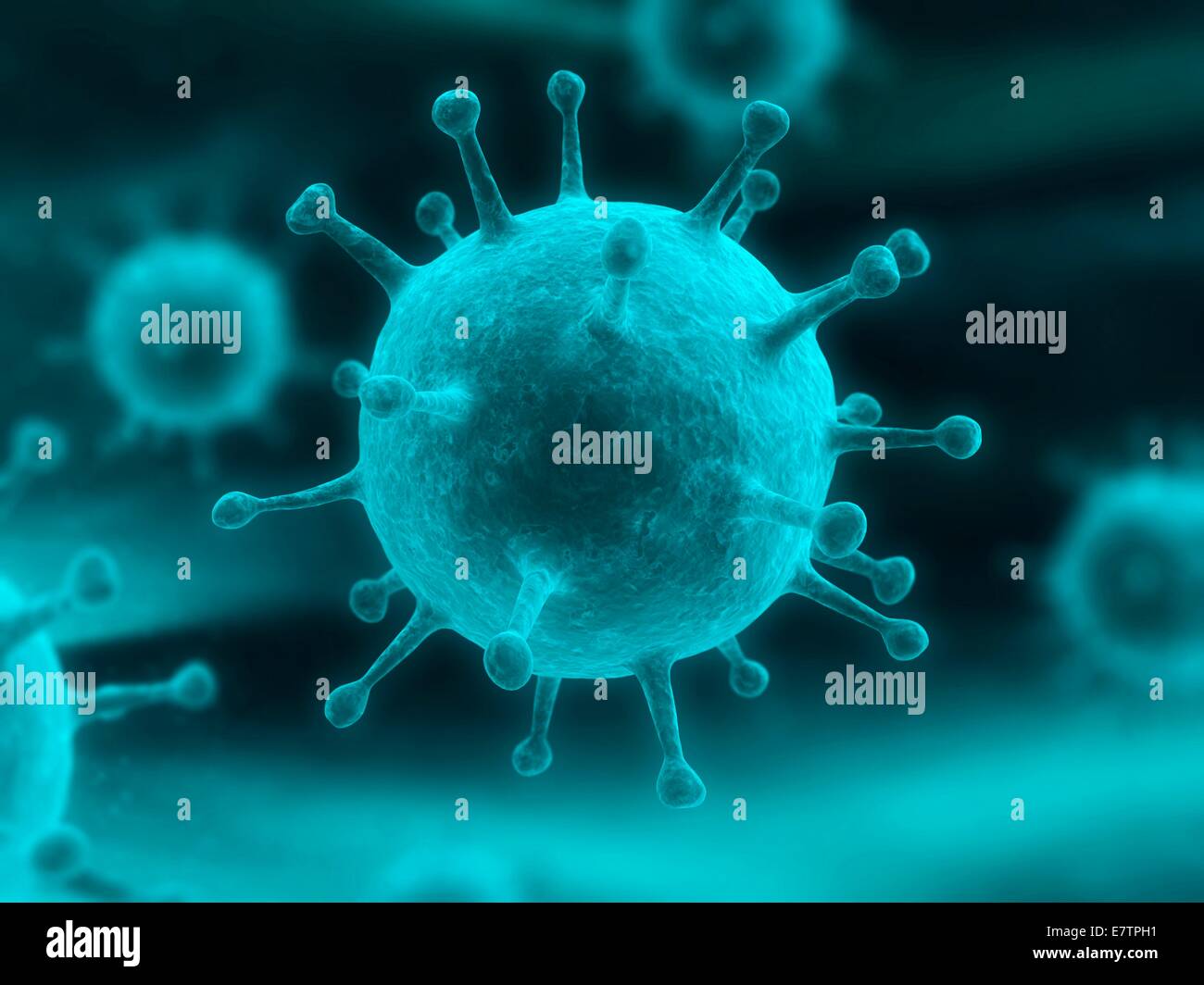 Virus, computer artwork Stock Photo - Alamy