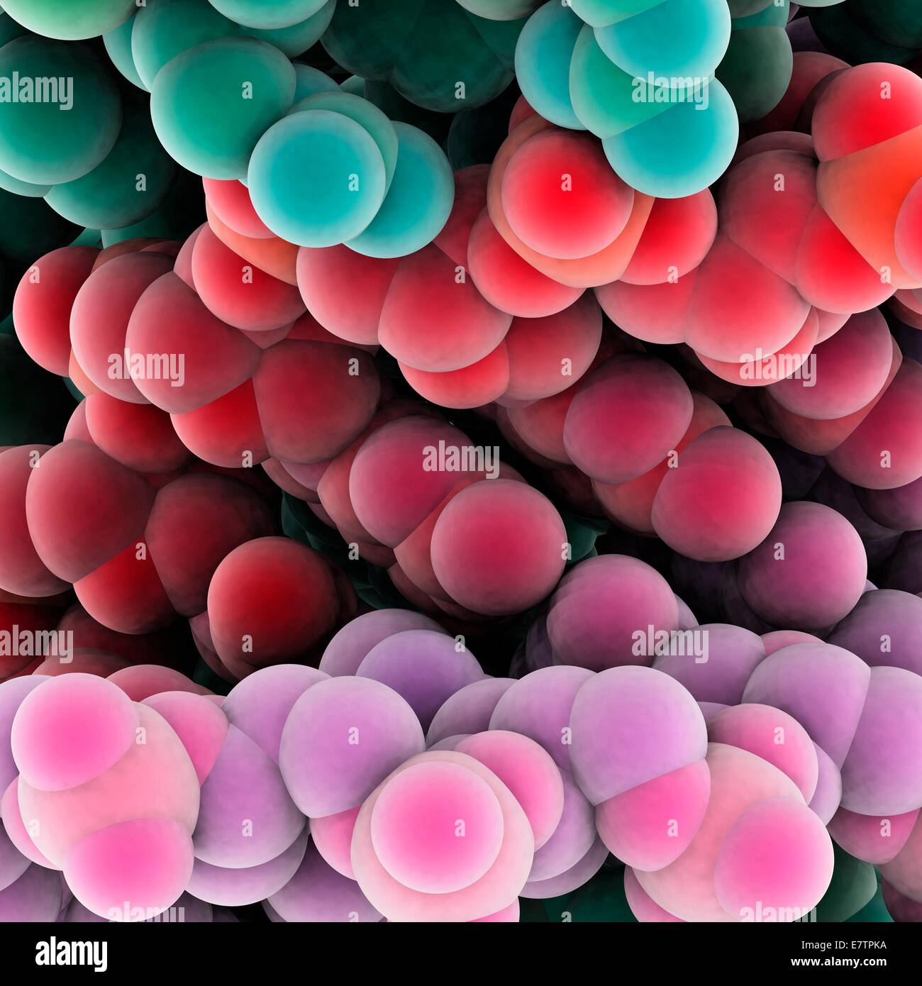 Protein molecules, computer artwork Stock Photo - Alamy
