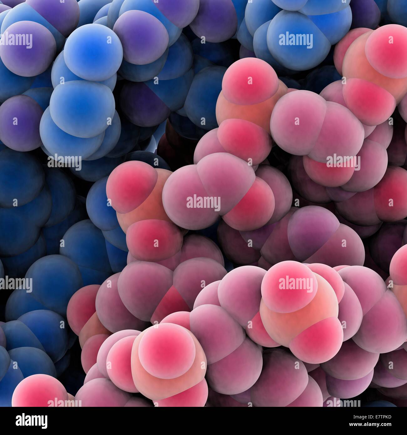 Protein molecules, computer artwork Stock Photo - Alamy
