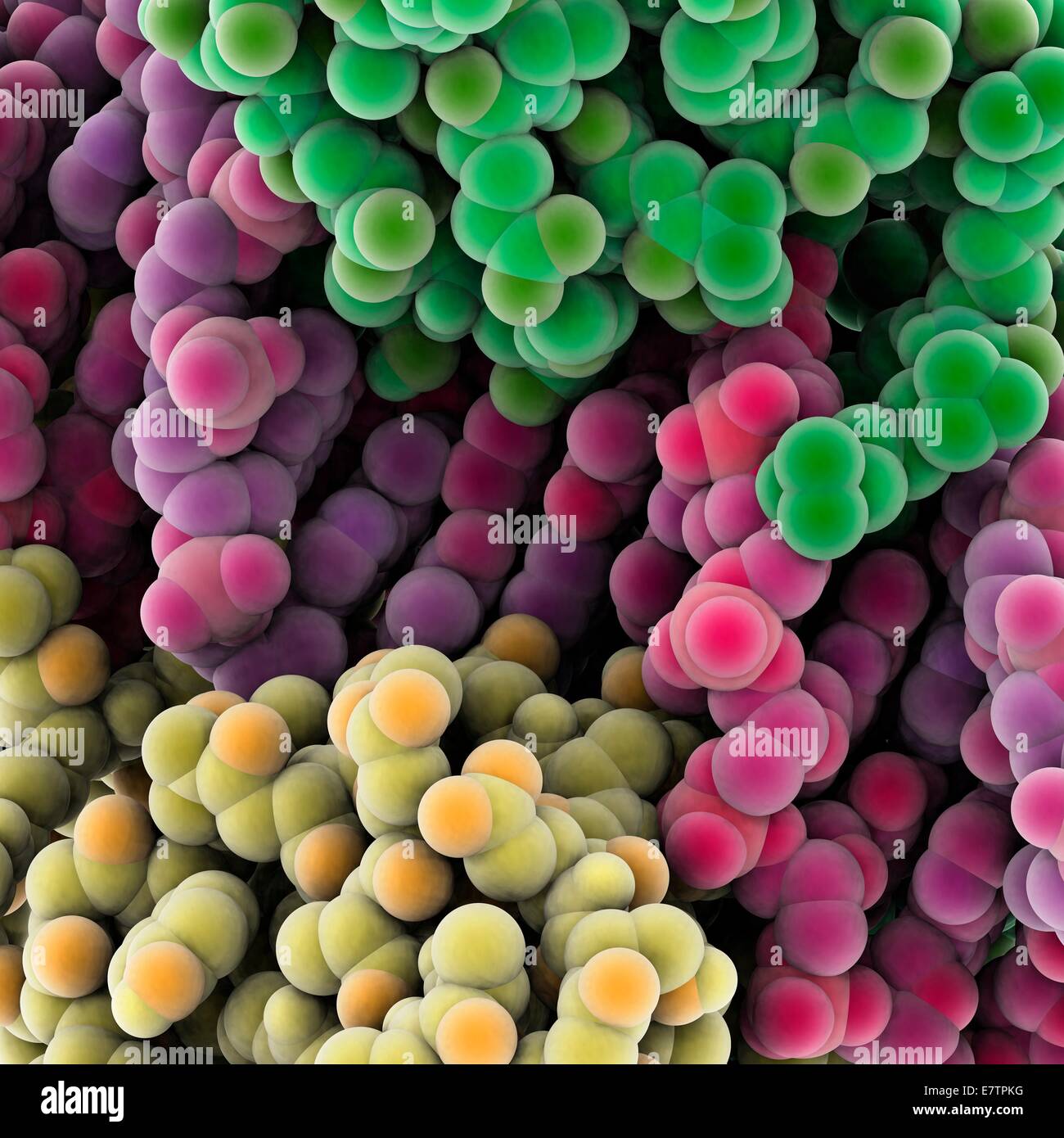 Protein molecules, computer artwork Stock Photo - Alamy