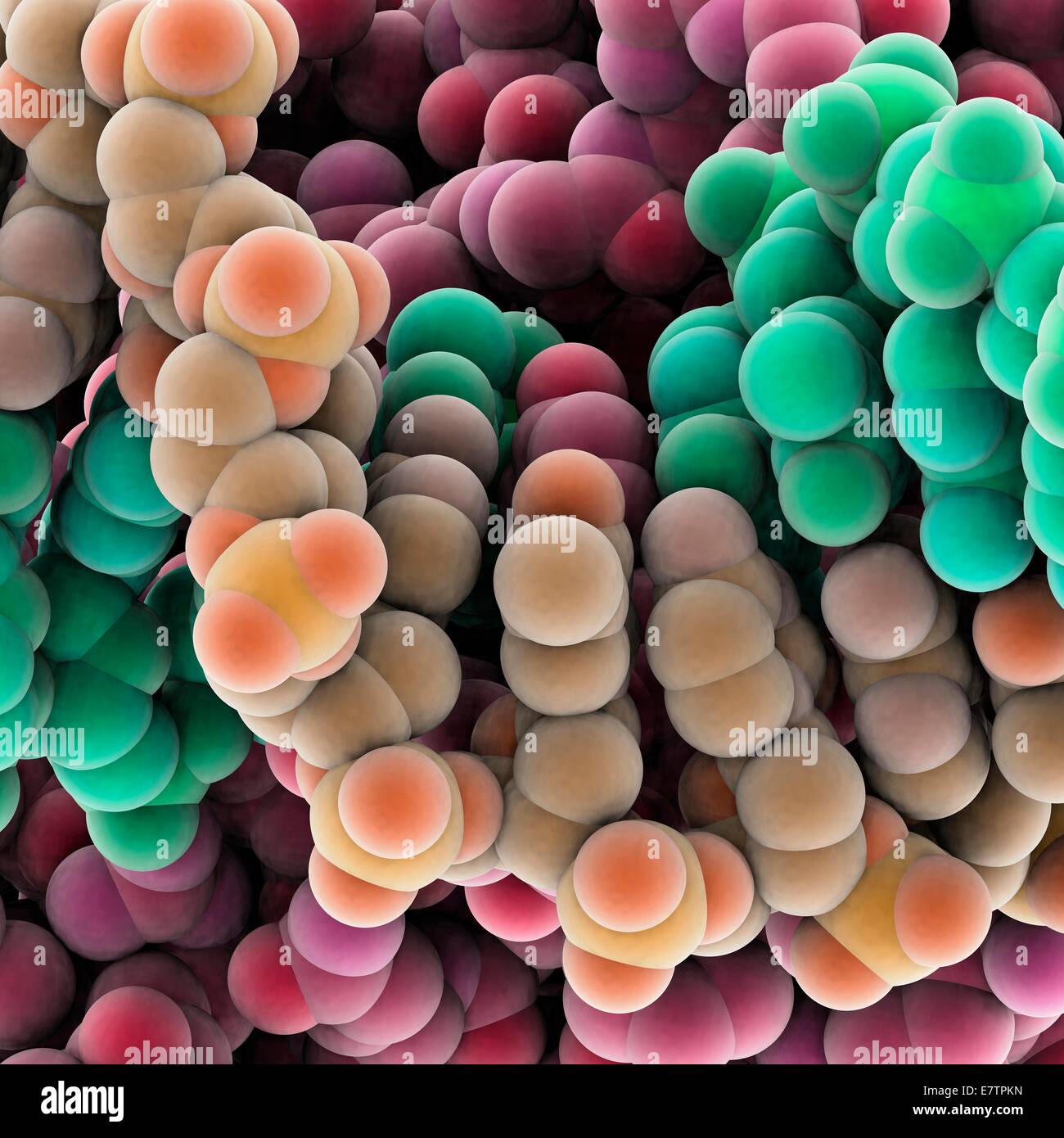 Protein molecules, computer artwork Stock Photo - Alamy
