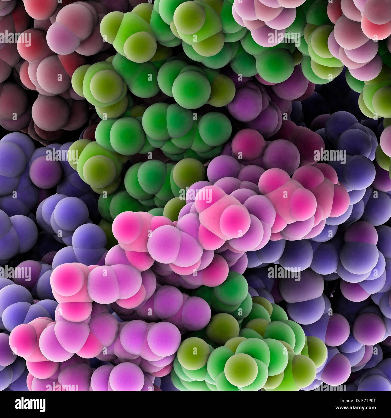 Protein molecules, computer artwork Stock Photo - Alamy